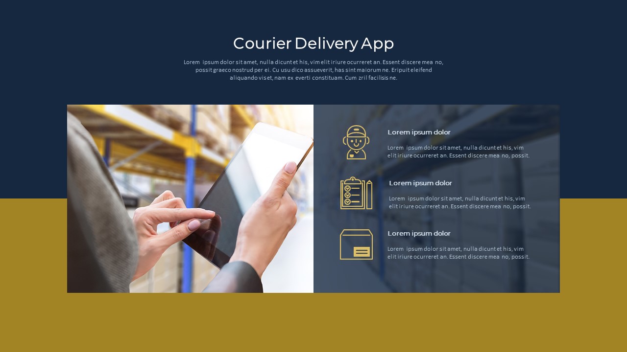 Courier Service premium PowerPoint Templates