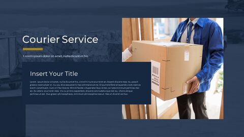 Courier Service premium PowerPoint Templates