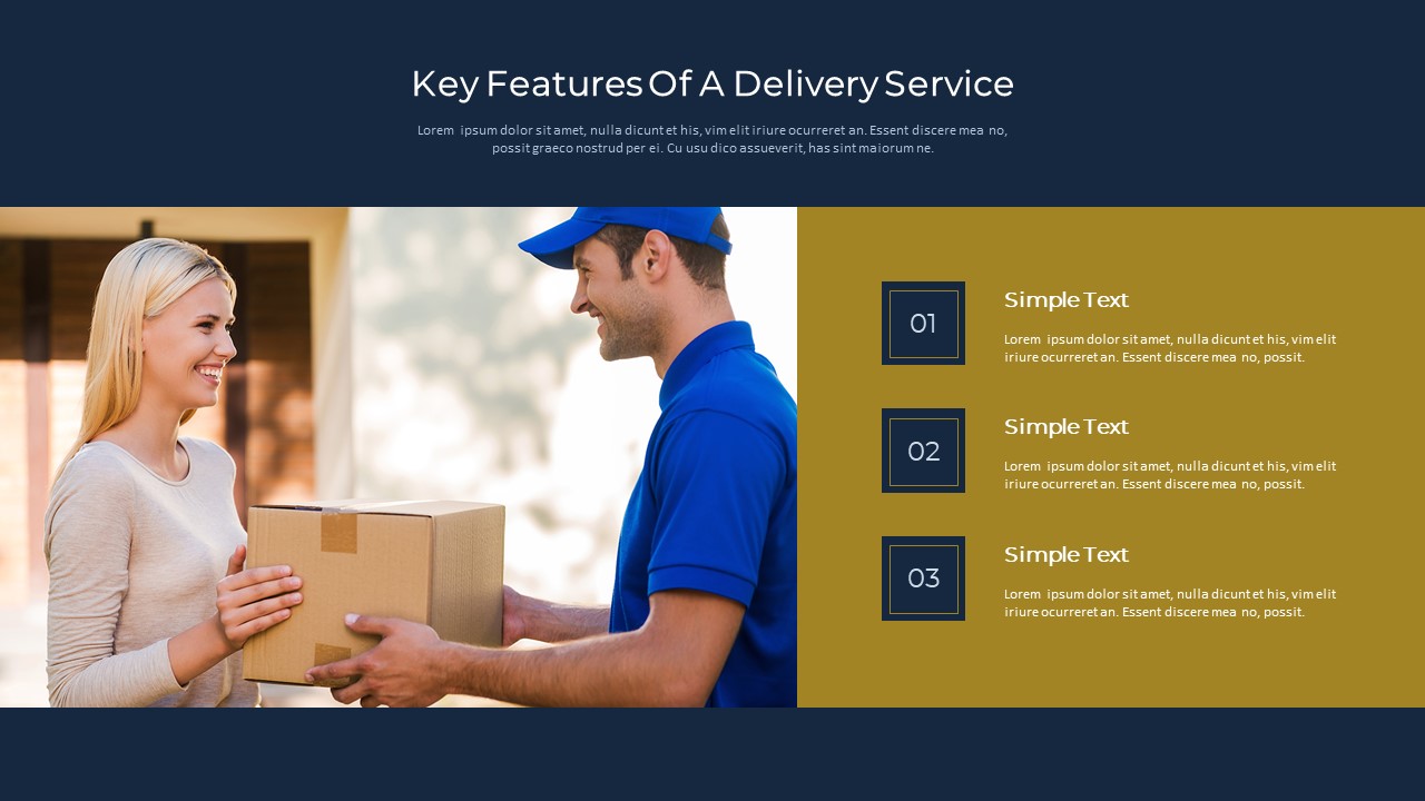 Courier Service premium PowerPoint Templates