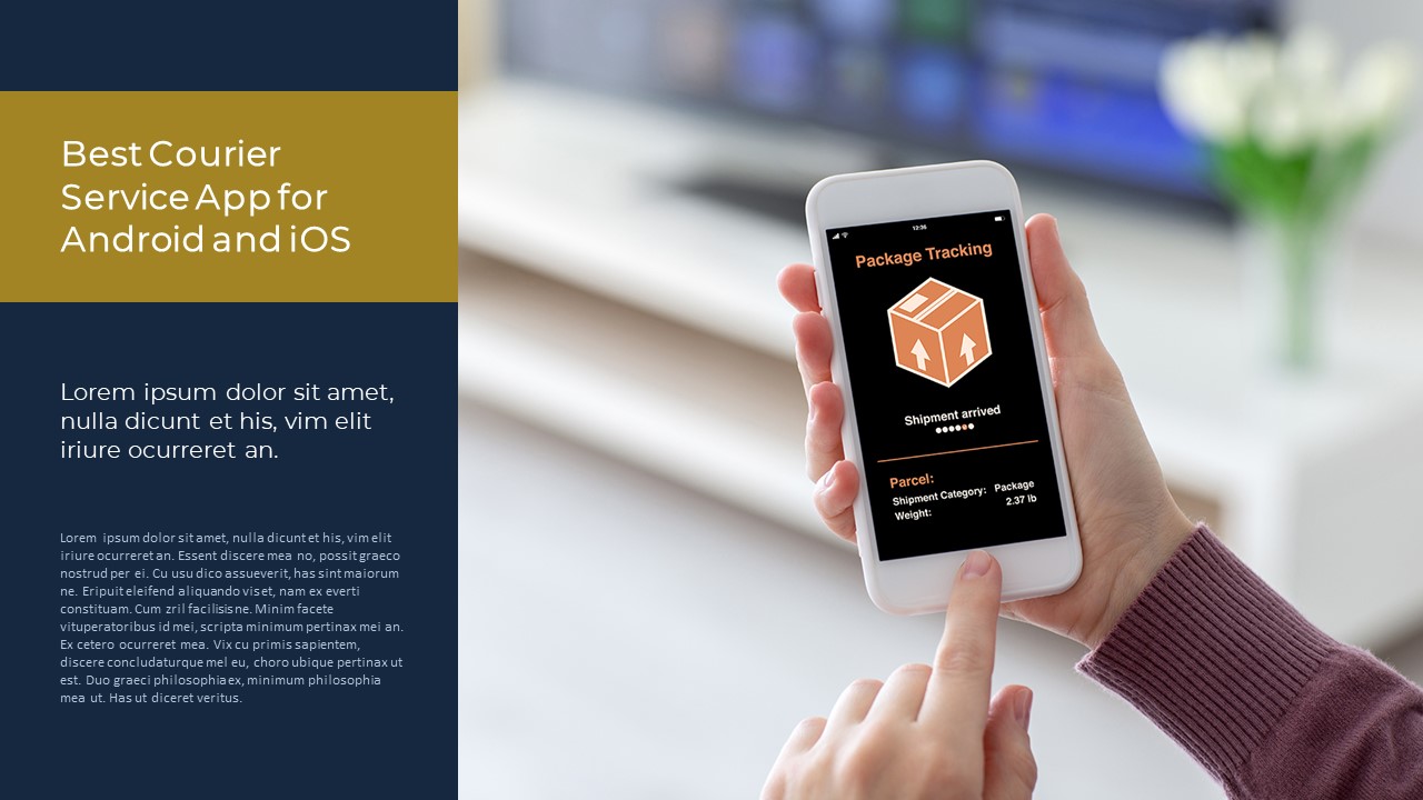 Courier Service premium PowerPoint Templates