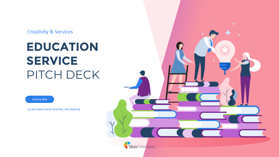 Education Service Pitch Deck Business plan PPT Templates