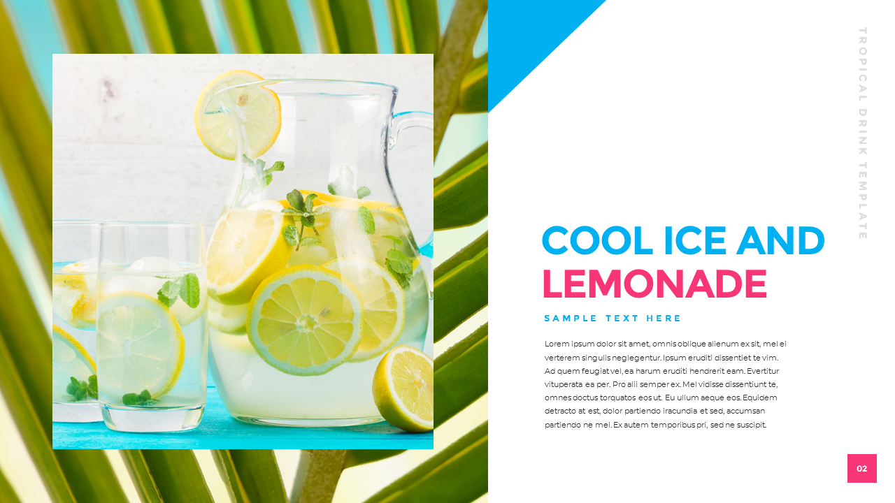 Tropical Drink Templates PPT