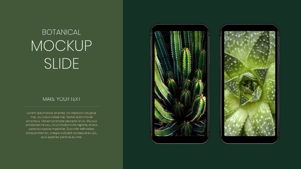 Botanical Google PowerPoint Slides