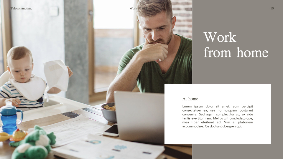 Working from home PPT to Keynote