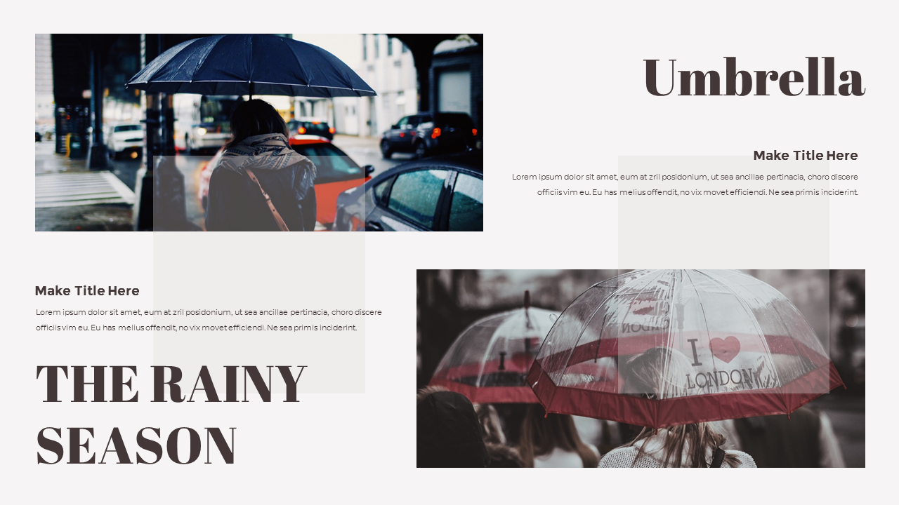 A Rainy Day PPT Model