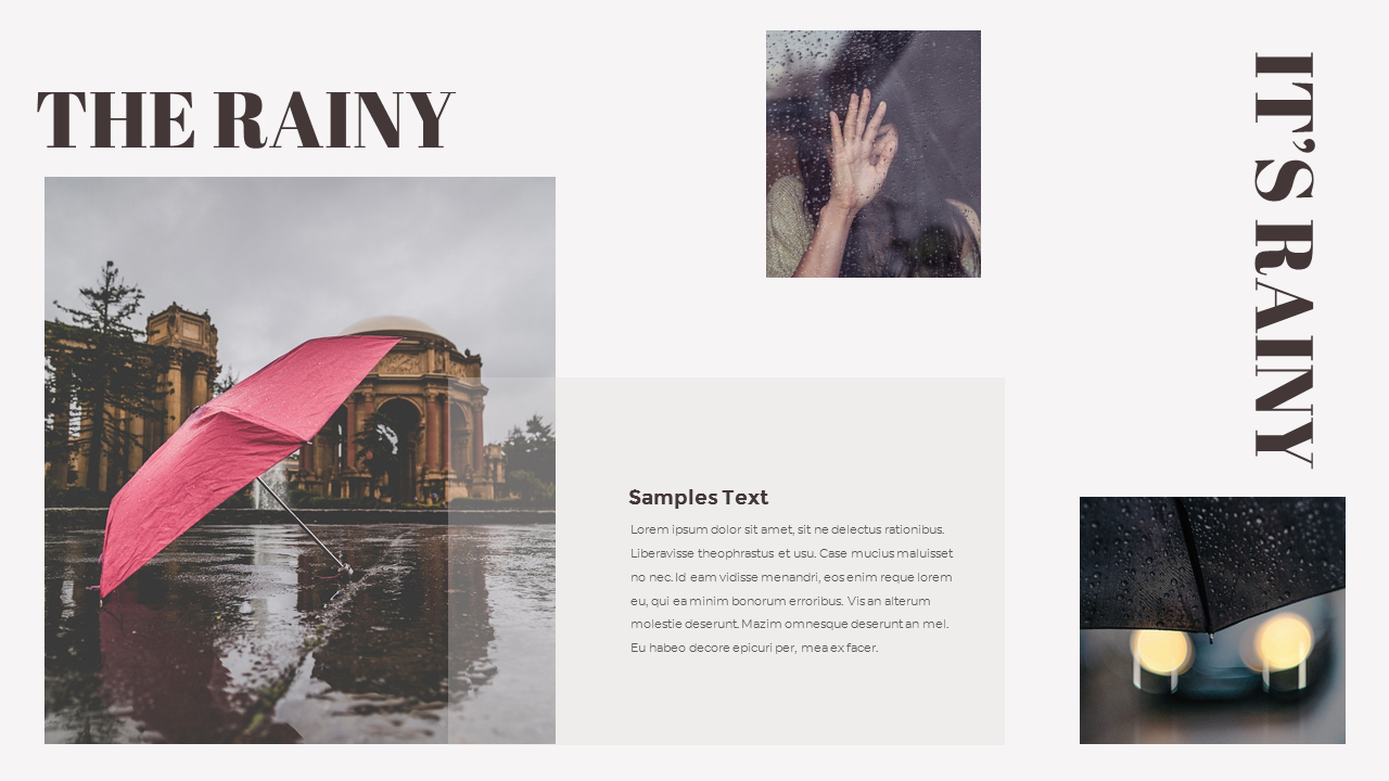 A Rainy Day PPT Model