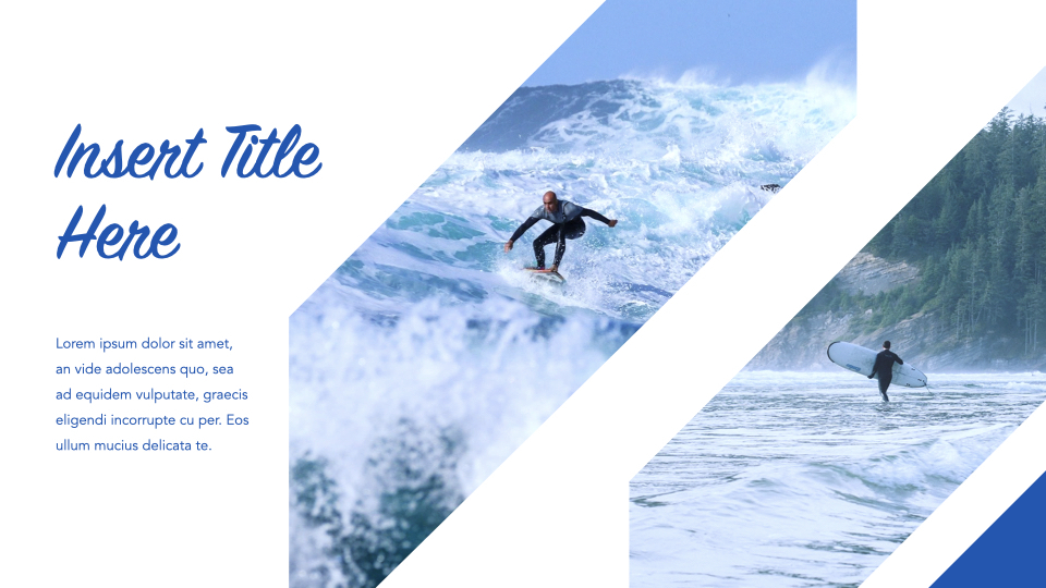 Surfing Theme Keynote Design