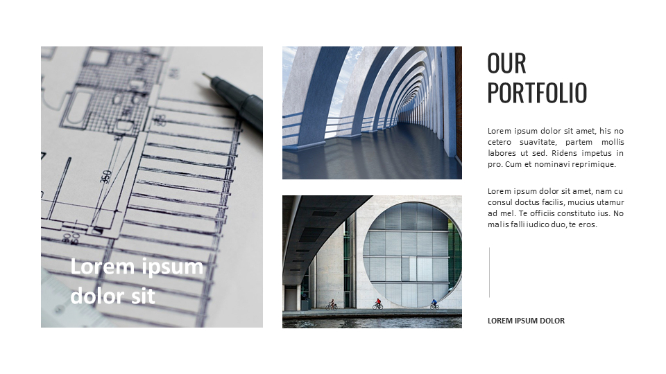 Architecture PowerPoint to Google Slides