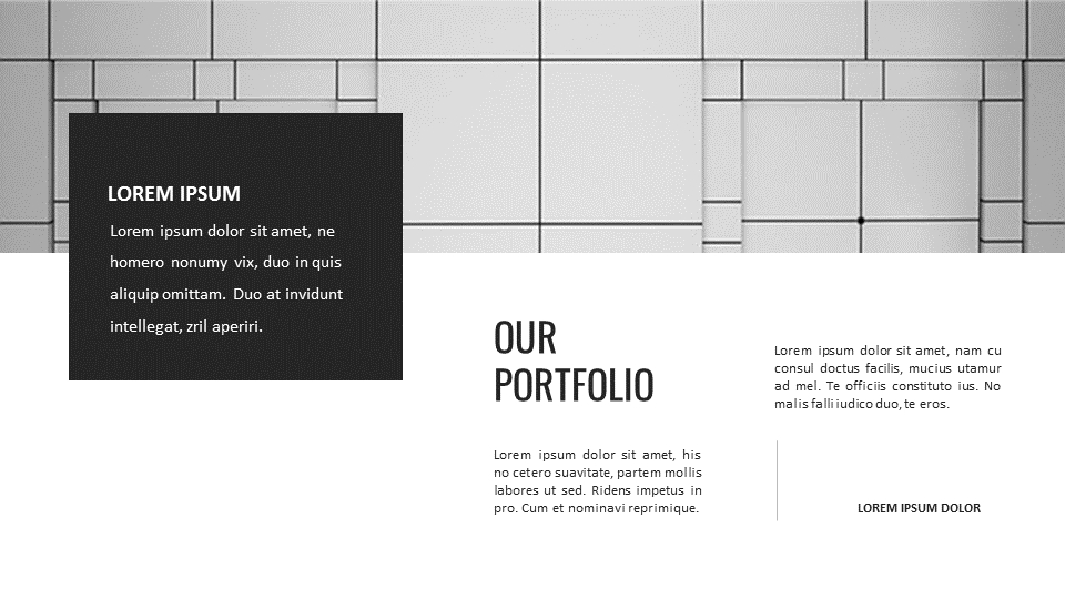 Architecture Simple PowerPoint Template Design