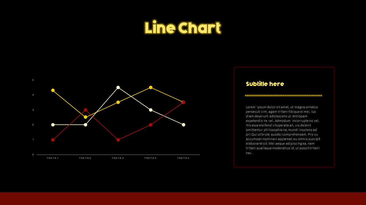 Neon Sign Simple PPT Templates