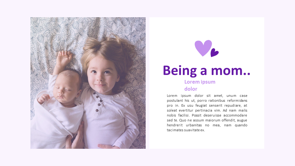 Being a Mom PowerPoint Business Templates