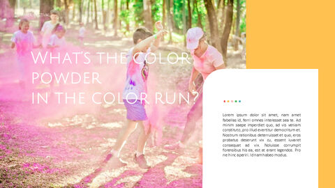 COLOR RUN Simple Templates