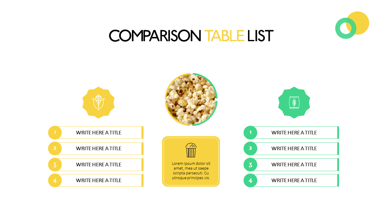 POPCORN PowerPoint deck Design