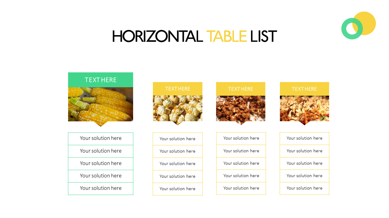 POPCORN PowerPoint deck Design