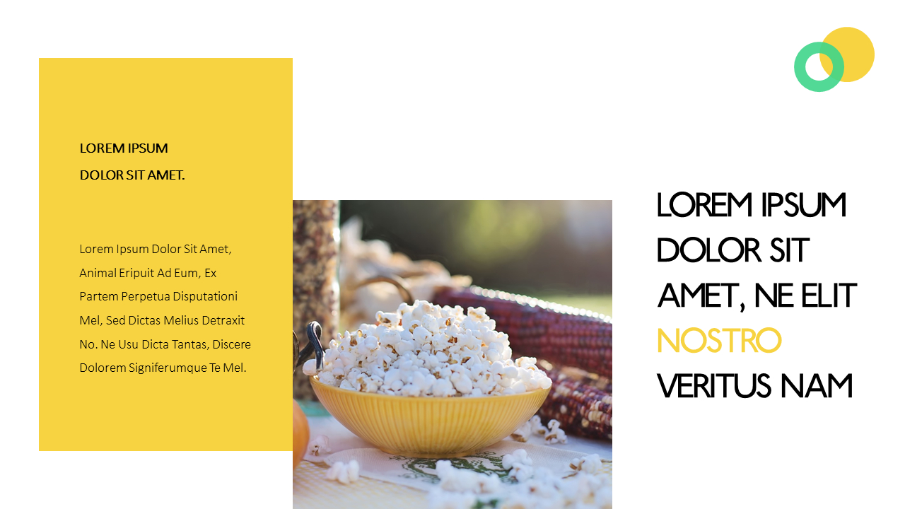 POPCORN PowerPoint deck Design