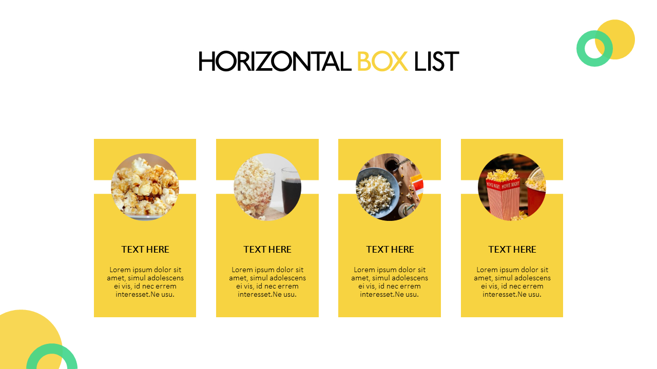 POPCORN PowerPoint deck Design