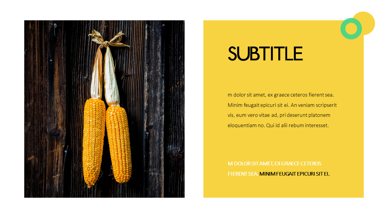 POPCORN PowerPoint deck Design