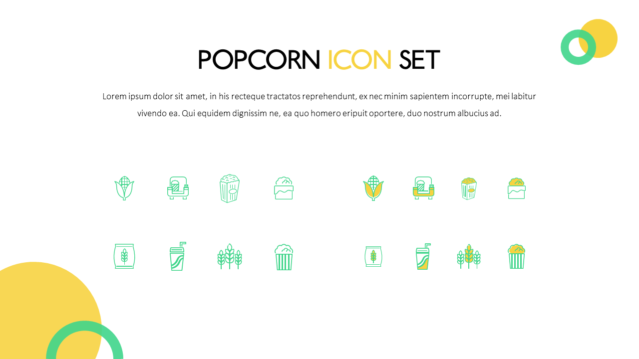 POPCORN PowerPoint deck Design
