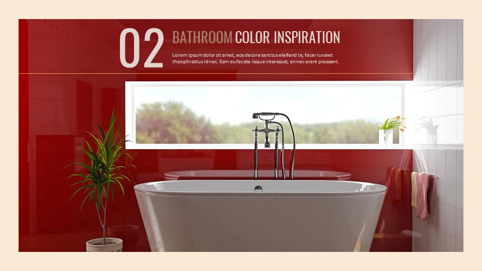 Best Bathroom Interior PowerPoint Template Remodel Design