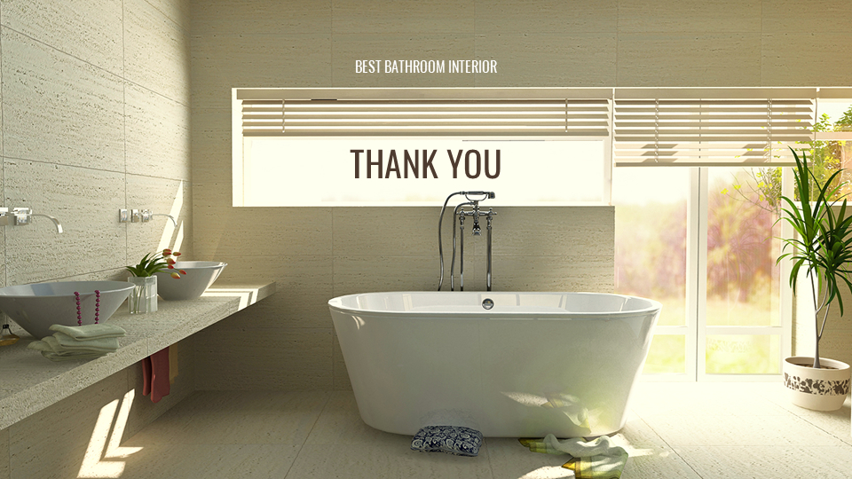 Best Bathroom Interior PowerPoint Template Remodel Design