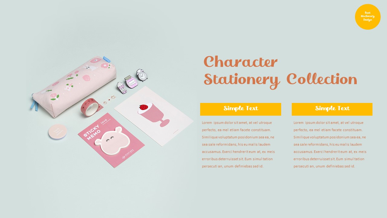 Best Stationery Design Best PPT Slides