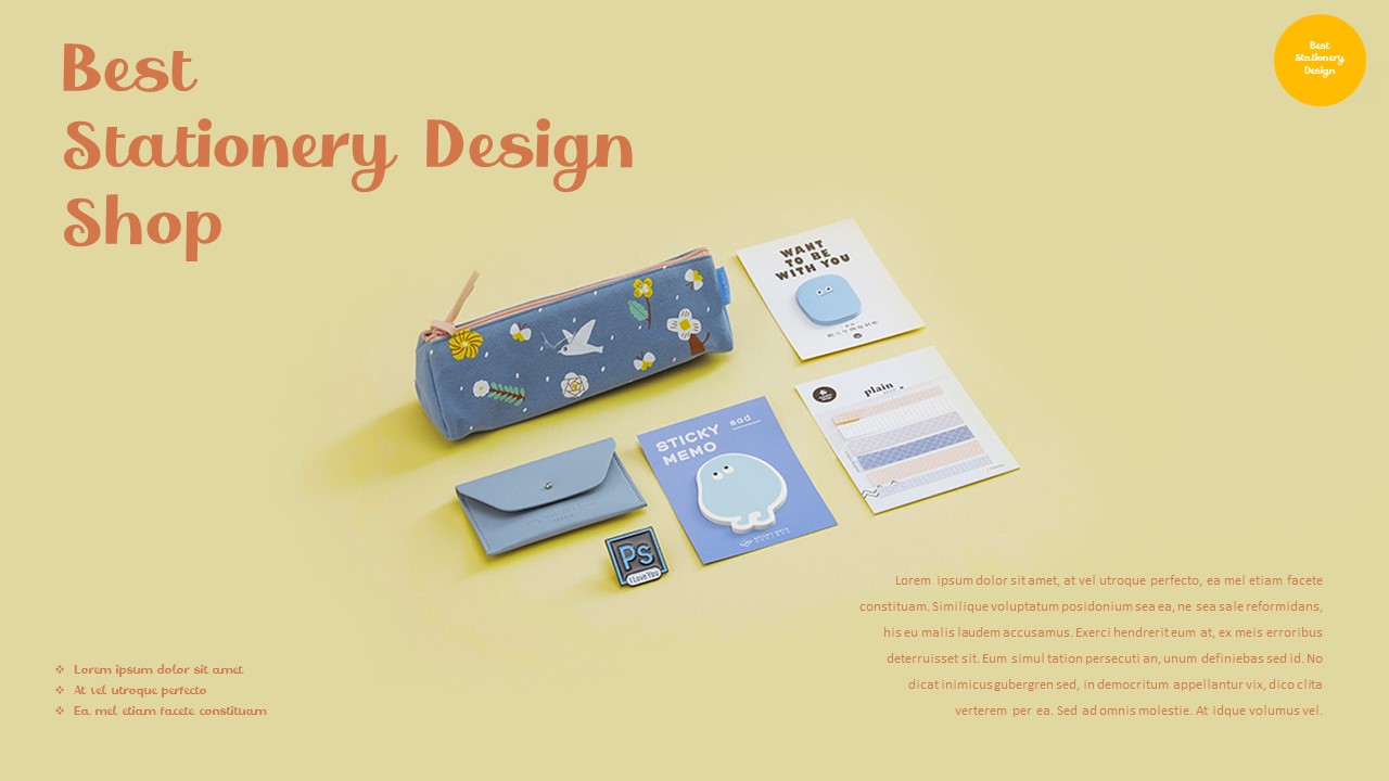 Best Stationery Design Best PPT Slides