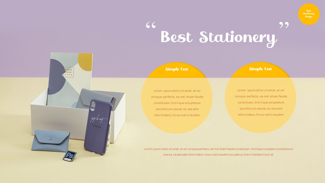 Best Stationery Design Best PPT Slides