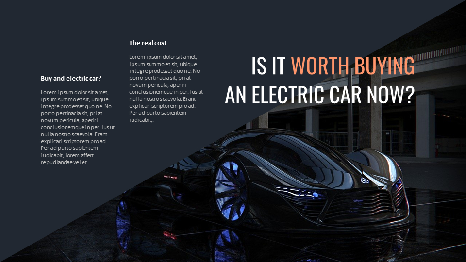 Electric Vehicles Startup PPT Templates
