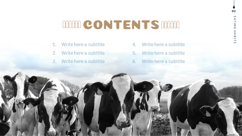 Milk Easy Google Slides Template