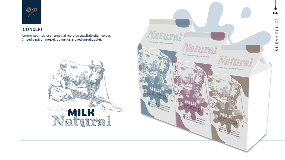 Milk Easy Google Slides Template