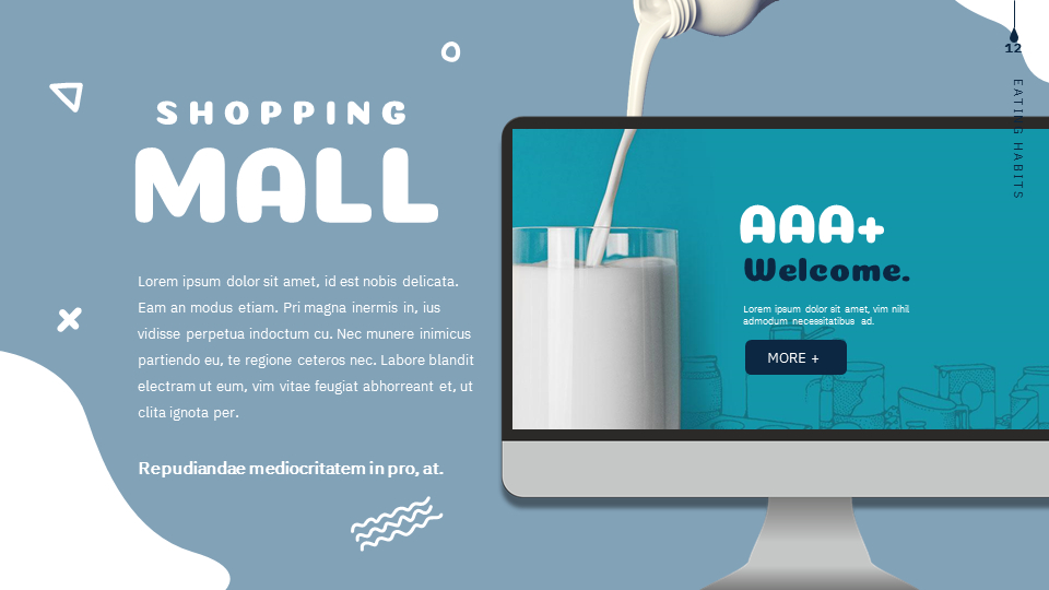 Milk Easy Google Slides Template