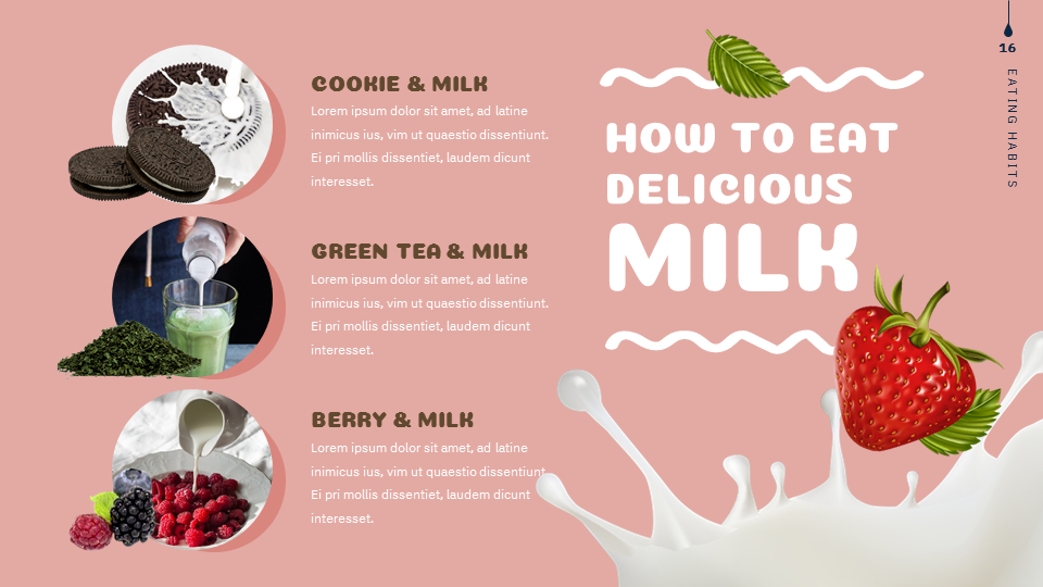 Milk Easy Google Slides Template