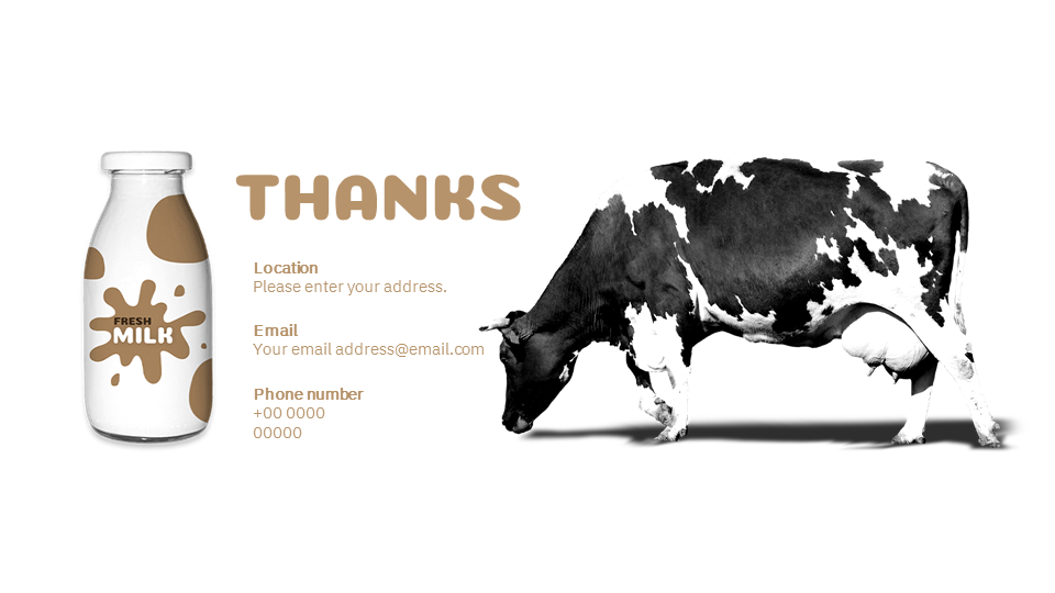 Milk Easy Google Slides Template