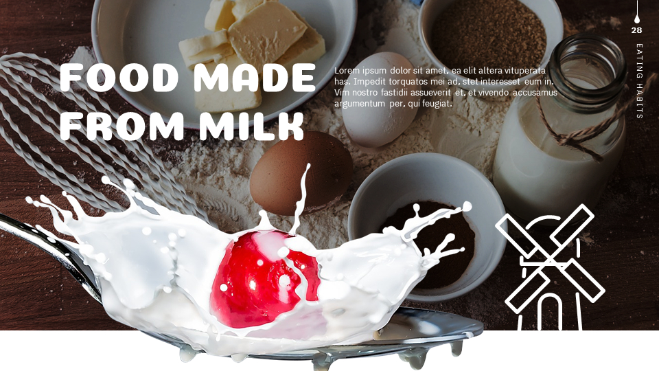 Milk PPT Background Images