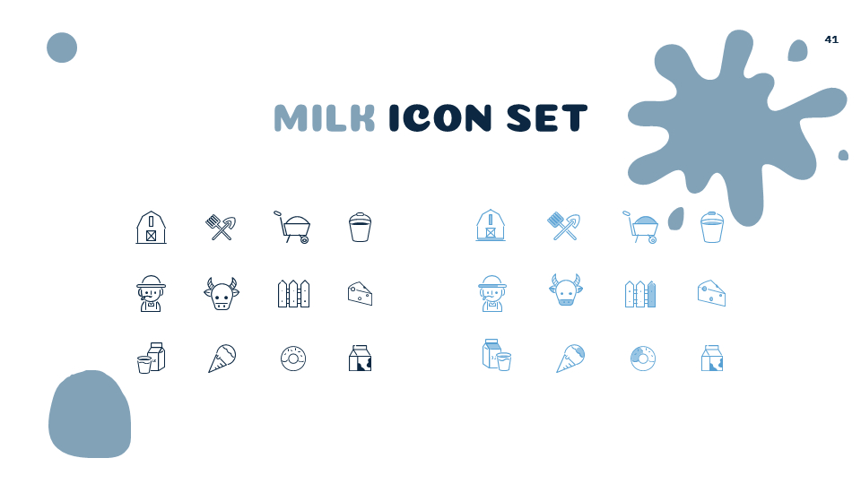 Milk PPT Background Images