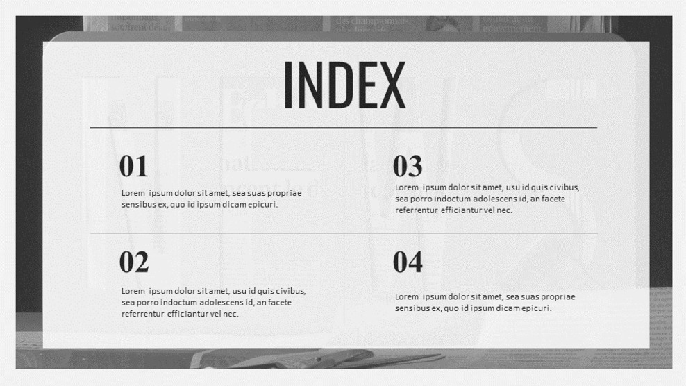 Newspaper Easy Google Slides Template