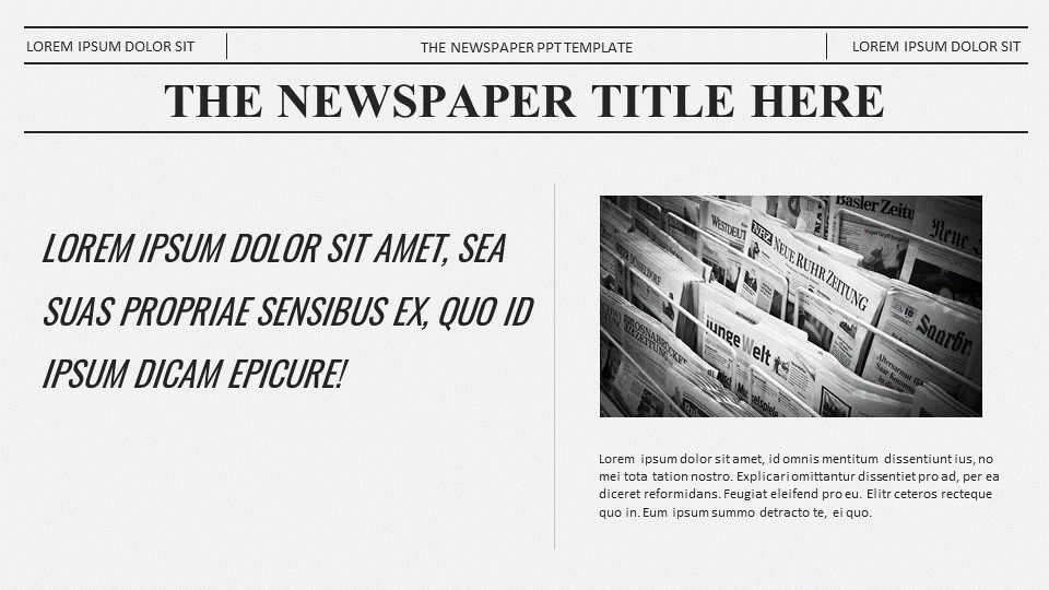  Get 45 Blank Newspaper Template Google Slides Kasual Shirt
