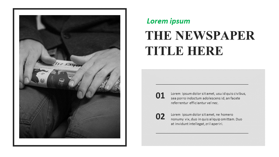 Newspaper Proposal Presentation Templates