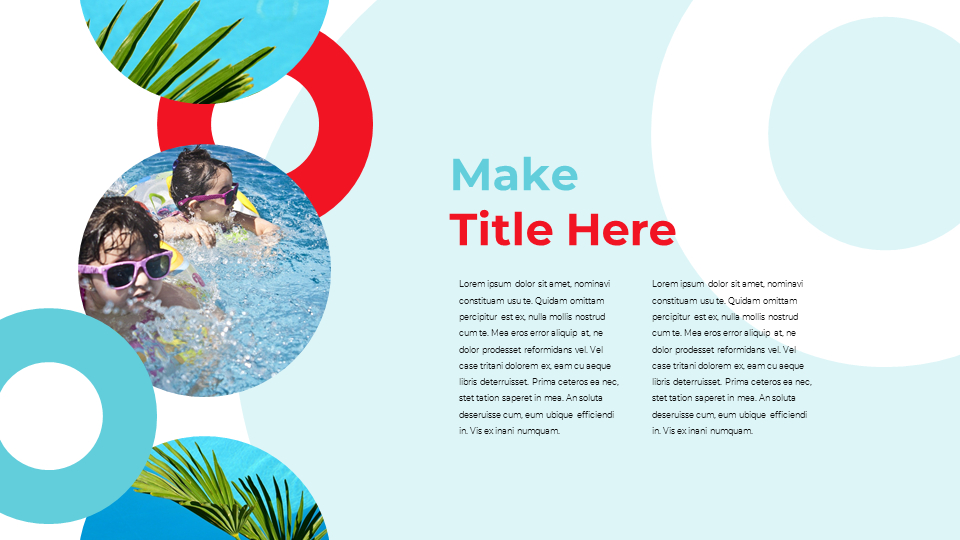 Summer Lazy Google Slides Template Diagrams Design|Travel