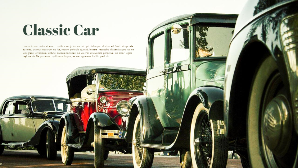 Classic Car Google Slides Themes & Templates