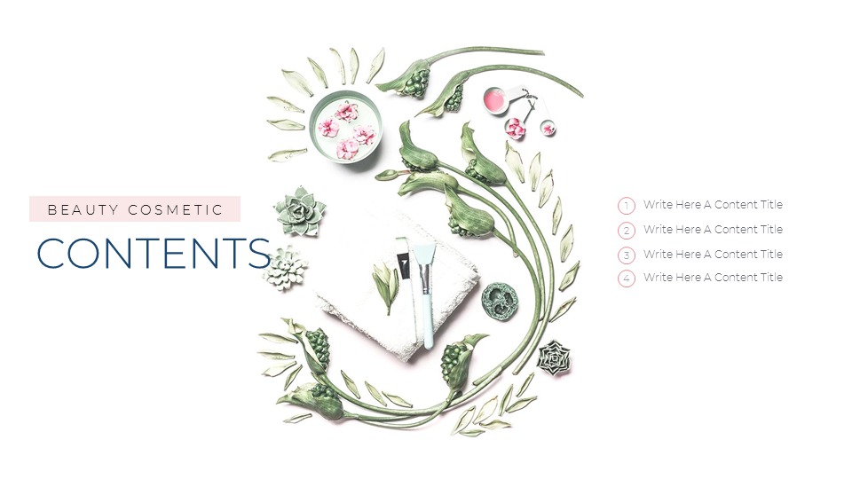 Natural Cosmetic Presentation PPT