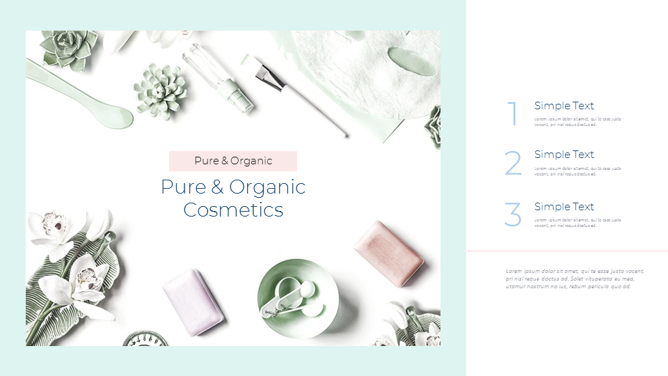 Natural Cosmetic Presentation PPT
