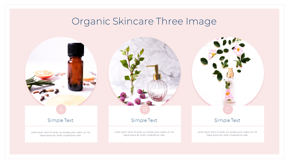 Natural Cosmetic Simple Google Presentation