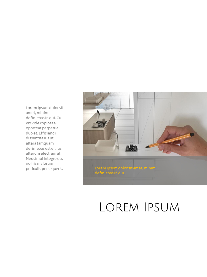 Architecture Vertical Design PPT Background