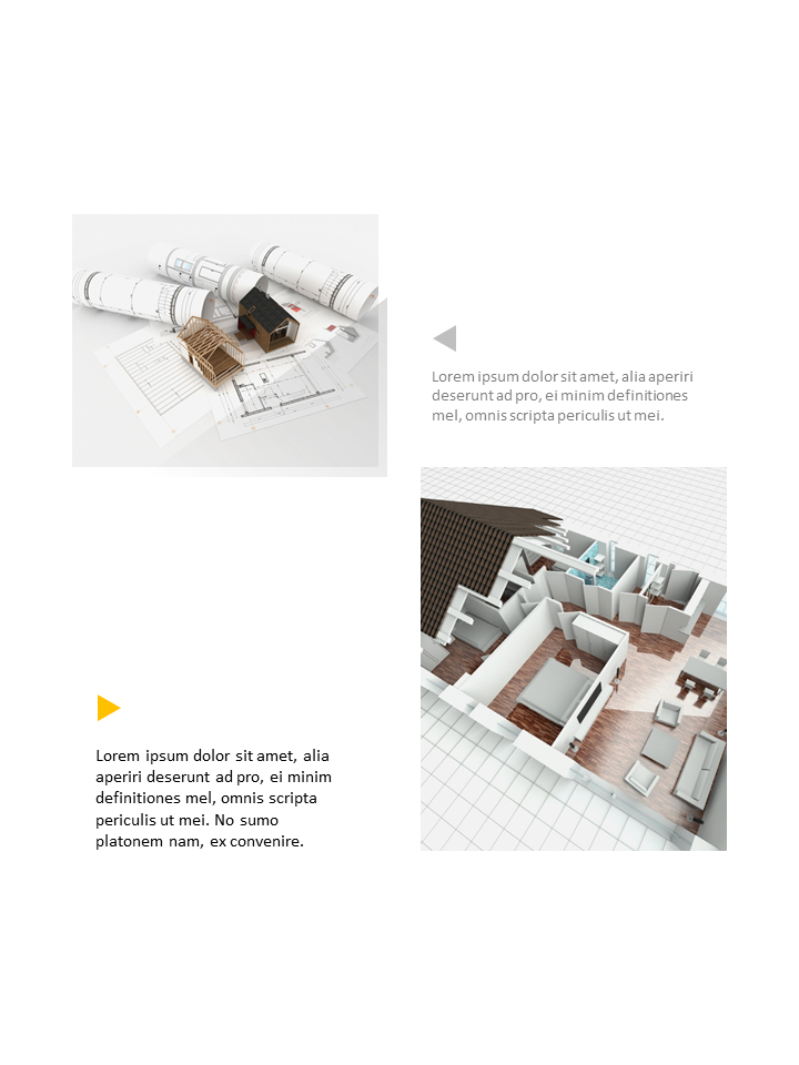 Architecture Vertical Design PPT Background