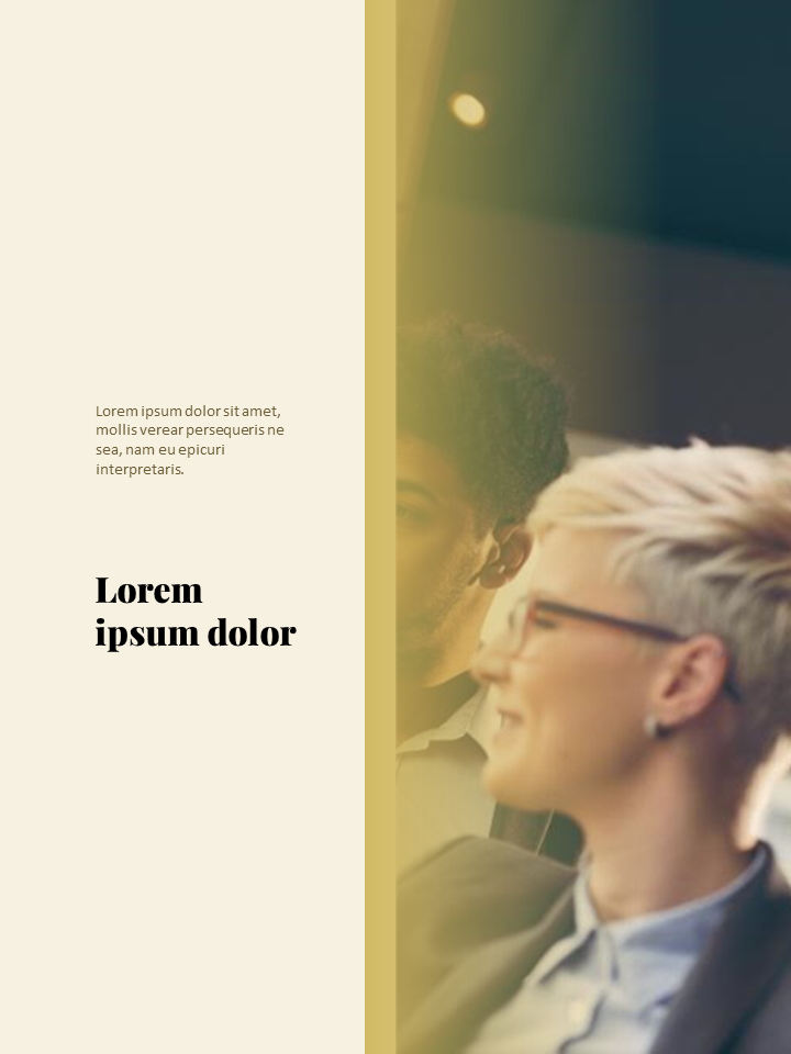 Brand Concept Vertical Design Simple Slides Templates