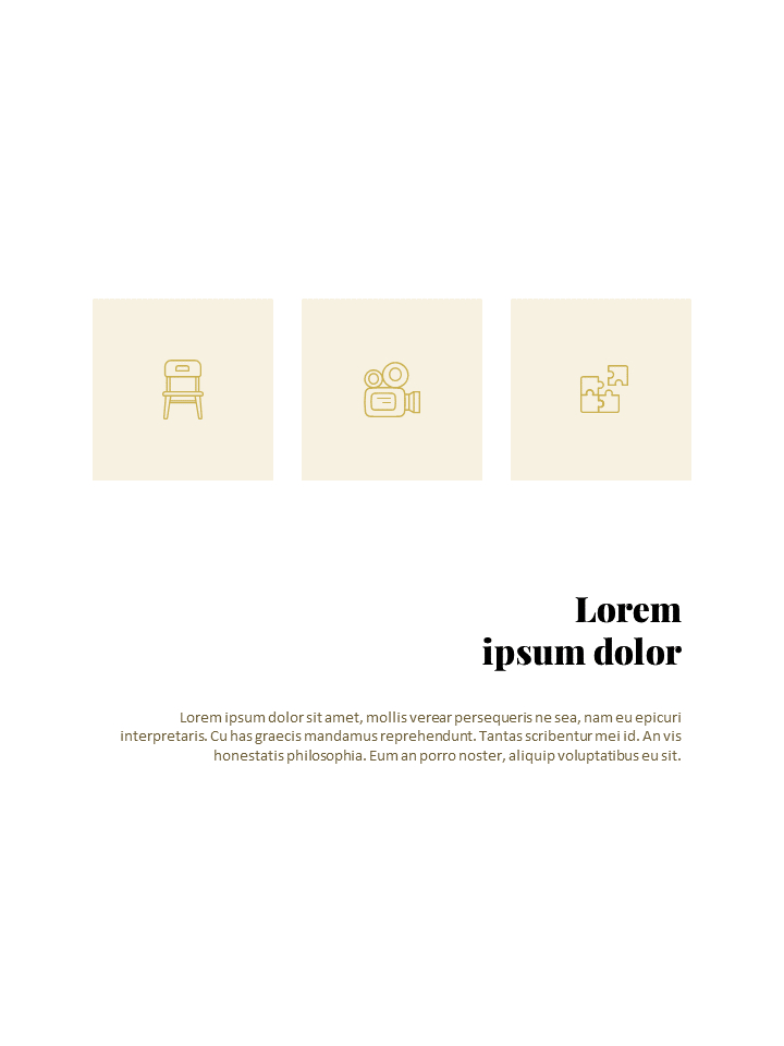 Brand Concept Vertical Design Simple Slides Templates