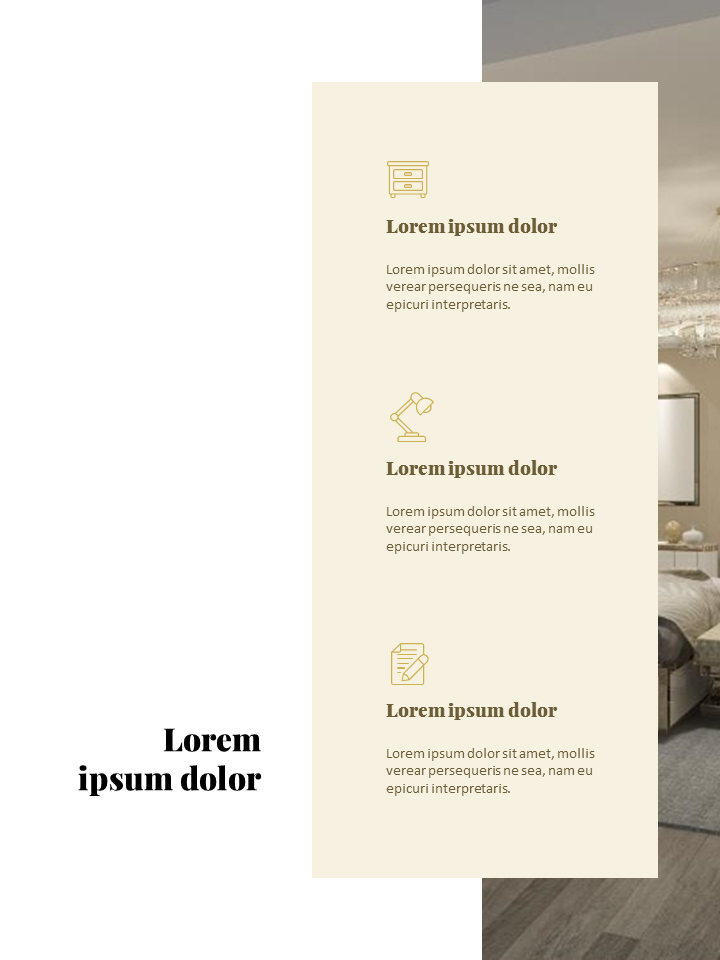 Brand Concept Vertical Design Simple Slides Templates