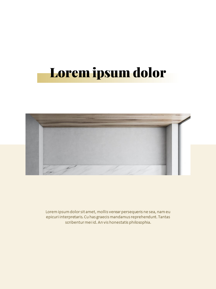 Brand Concept Vertical Design Simple Slides Templates