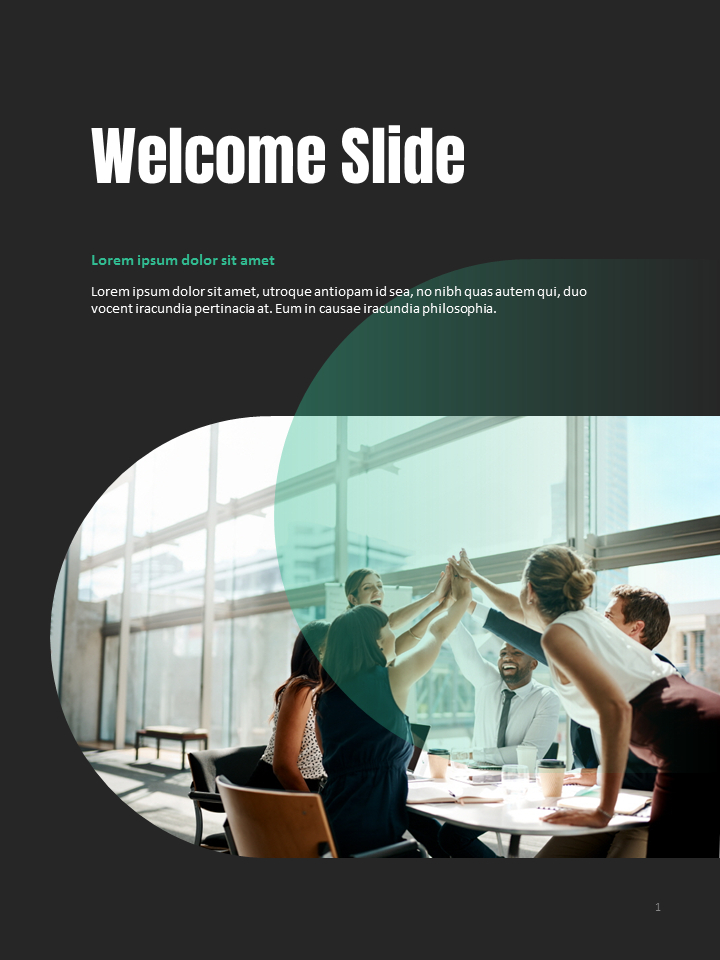 Vertical Multipurpose Simple Slides Design